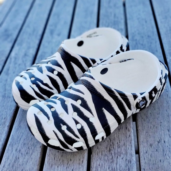 CROCS | Shoes | Zebra Crocs | Poshmark
